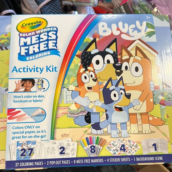 Crayola | Toys | Crayola Bluey Mess Free Coloring Activity Kit | Poshmark